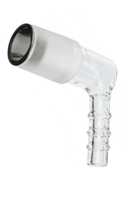 Arizer Glass Elbow Adapter with Screen | Vaporizers.ca
